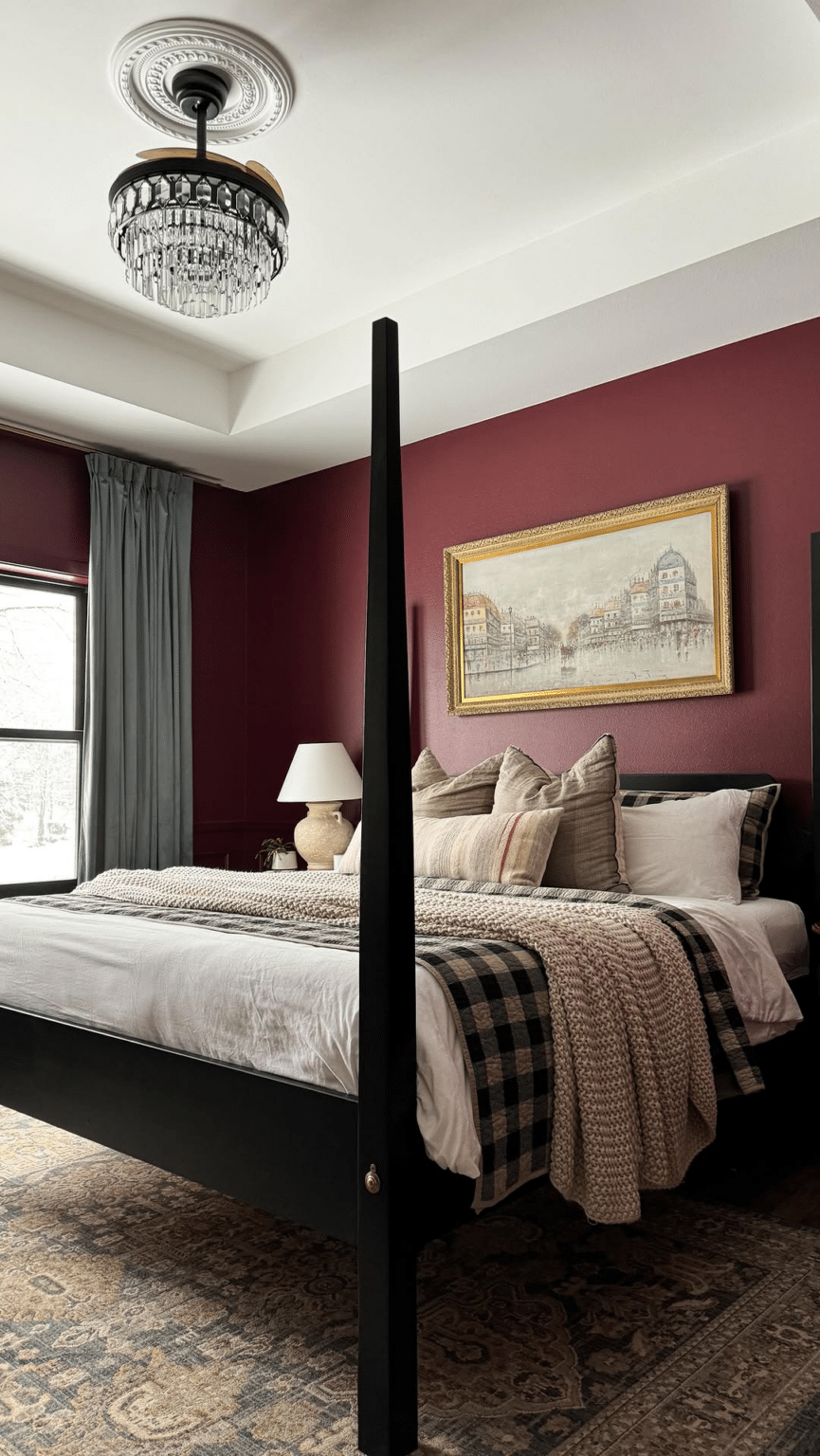 Top 20 Burgundy Bedroom Ideas