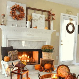Best Fall Fireplace Decor Ideas